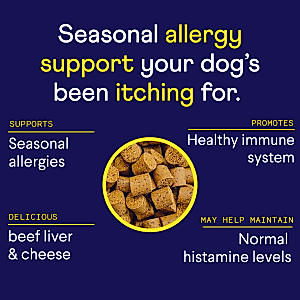 Finn Allergy & Itch for Dogs | Allergy, Itchy Skin & Immune Support w/Bee Propolis + Probiotics | 90 Soft Chews