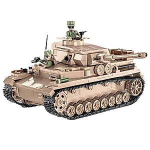 COBI Historical Collection Panzerkampfwagen IV Tank, Beige,559 pieces