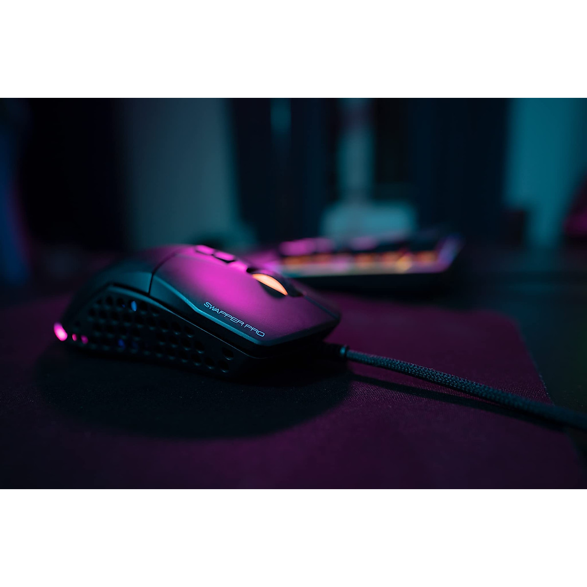 Venatos Swapper Pro - Fully Customizable Gaming Mouse | PixArt PMW3389 | Paracord Cable | 16000 DPI