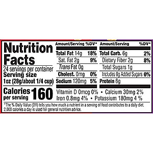 Fisher Snack Oven Roasted Never Fried Mixed Nuts with Peanuts, 24 Ounces, Peanuts, Almonds, Cashews, Pistachios, Pecans, Made With Sea Salt, Non-GMO, No Oils, Artificial Ingredients or Preservatives