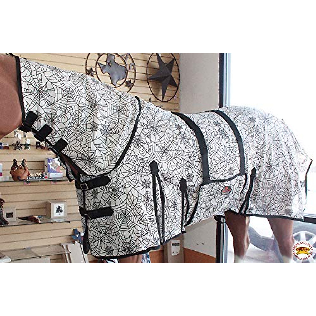 HILASON 69 Inches Horse Fly Sheet Ultra Violet Rays Protect Mesh Bug Mosquito Summer Spring | Fly Sheet | Horse Turnout Sheet | Fly Sheet for Horses | Bug and Mosquito Protection | Fly Sheet for Horse