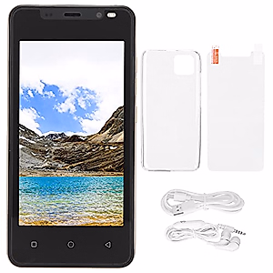 Heayzoki Unlocked Cell Phone, Ip12 Pro 4.66Inch Smartphone 512Mb+4Gb, Dual Cards Dual Standby Unlocked Phones, Android4.4.2 Mobile Phone with Dual Camera, Compact Mini Design, Multifunctional