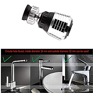 360 Rotate Swivel Water Saving Tap Aerator Diffuser Faucet Nozzle Filter Adapter