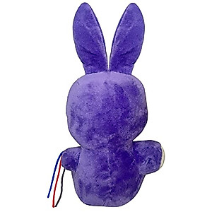 Plush Toy Withered Purple Bunny Fan Made Teddy Bear Bonnie Plush, Game Toy Gift Animal plushie, 11in
