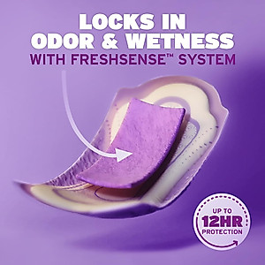 Poise Incontinence Pads & Postpartum Incontinence Pads, 5 Drop Maximum Absorbency, Long Length, 39 Count, Packaging May Vary