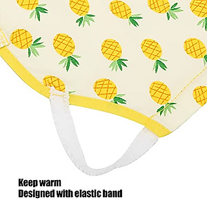 Pet Vest, Make The Chickens Feel Warm Hen Aprons Designed with Elastic Band Make The Feathers Grow Better for Home for Outdoors for Daily for Chicken(Pineapple)