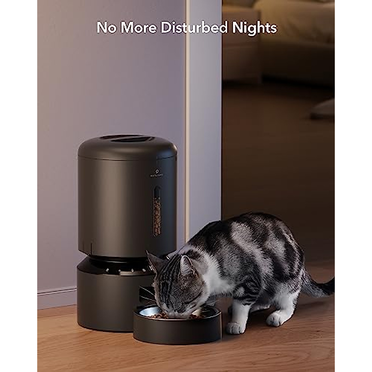 PETLIBRO Automatic Cat Feeder, Automatic Dog Feeder with Freshness Preservation, 5L Timed Cat Feeders for Dry Food, Up to 6 Meals Per Day, Granary Pet Feeder for Cats/Dogs