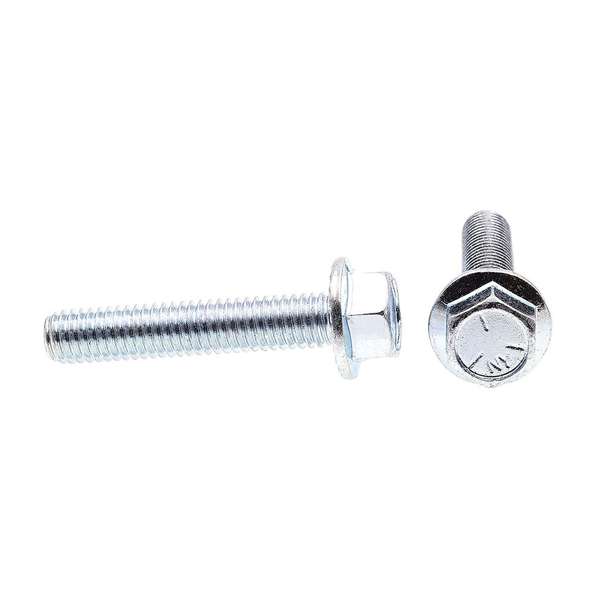 Prime-Line 9091235 Serrated Flange Bolts, 3/8 In.-16 X 2 In., Zinc Plated Case Hardened (25 Pack)