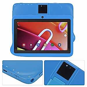 soobu Reading Tablet, Blue 6000mAh 5G WiFi Dual Camera HD IPS Screen 7 Inch Tablet for Study (Blue)