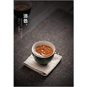 6-Piece Set of Traditional Chinese Tea Cups,Tea Cup Without Handle,Small teacups Bulk,Chinese Kungfu Tea Set,Traditional Chinese Tea Cup