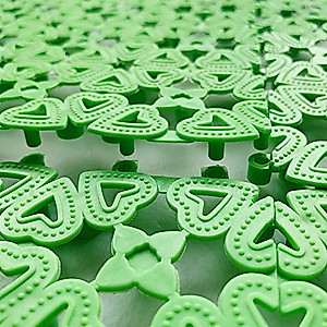 Hamiledyi 6 Pack Rabbit Cage Mats Floor Plastic Feet Pads Mat for Pet Cats Dogs Bunny Hamster Rat Chinchilla Guinea Pig