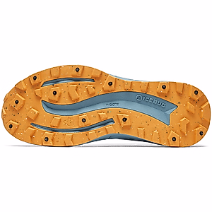 Icebug Womens Arcus BUGrip GTX Trail Running Shoe with Carbide Studded Traction Sole, Cloud Blue, L10.5