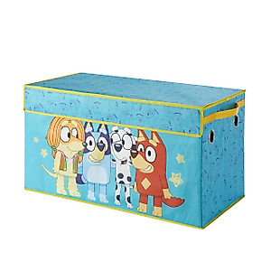 Idea Nuova Bluey Collapsible Storage Trunk, Durable with Soft Lid, 28.5"x14.5"x16"
