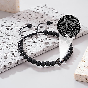 JOGDIAM Anniversary Jewelry Gifts for Him 1 Year Anniversary Brcelet Gifts for friend Husband 100 Language Love Bracelet Valentines Day Gifts for Him friend