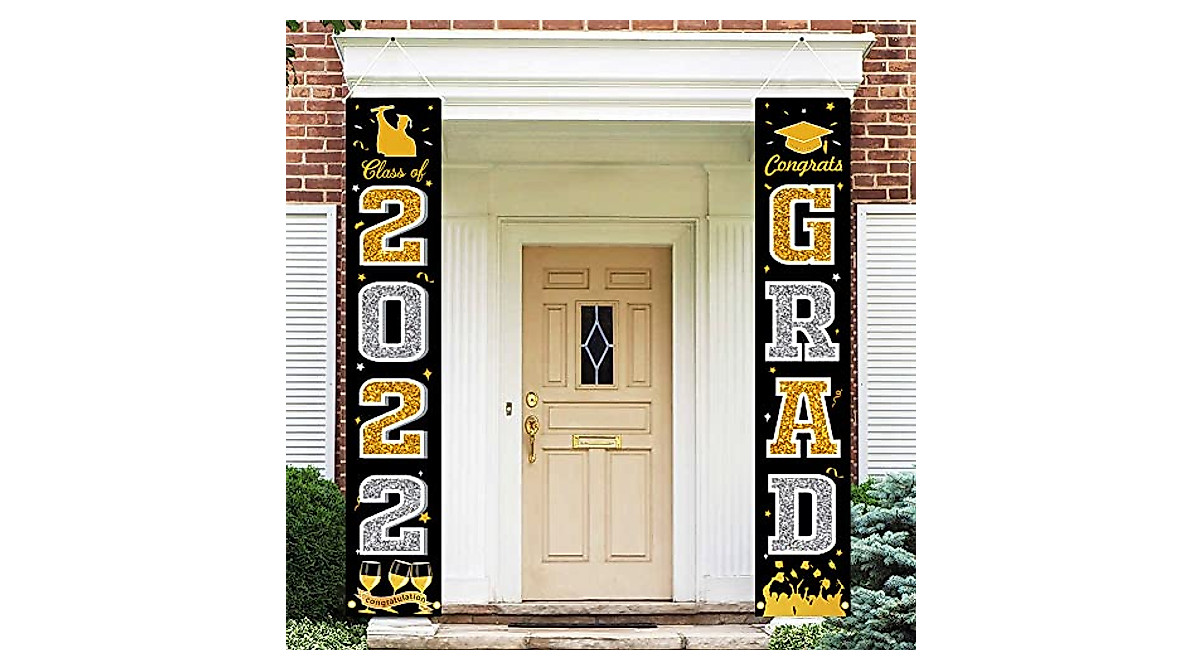 2022 Graduation Banner - Class of 2022 Party Decor & Door Sign