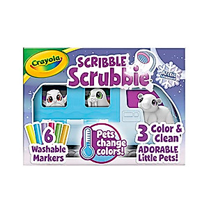 Crayola Scribble Scrubbie Pets Arctic Snow Explorer, Color & Wash Creative Toy, Gift for Kids, Age 3, 4, 5, 6