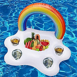 Ice Bucket Summer Inflatable Ice Bucket Drink Holder Floating Pools Water Ice Bucket for Beer Drink Table Cup Holder Ice Bar Cooler Party
