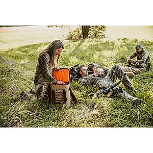 RTIC Backpack Cooler 20 Can, Insulated Portable Soft Cooler Bag Waterproof for Ice, Lunch, Beach, Drink, Beverage, Travel, Camping, Picnic, Car, Hiking, Blue/Grey