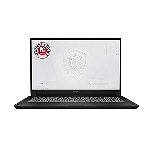 MSI WS76 Workstation Laptop: 17.3" 144Hz FHD 1080p, Intel Core i9-11900H, NVIDIA Quadro RTX A5000 , 64GB, 1TB SSD, Thunderbolt 4, WiFi 6E, TPM2.0 Fingerprint, Win10 PRO, Black (11UM-468)