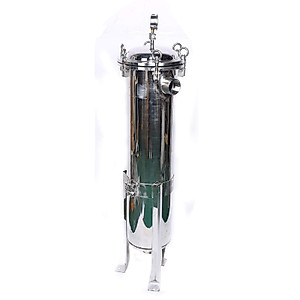 Bag Filter Housing, 304 Stainless Steel Filter, Pressure Filter Device Height Adjustable