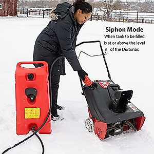 Scepter FDMG141 14 Gallon Flo-N-Go Duramax Fuel Caddy, Red