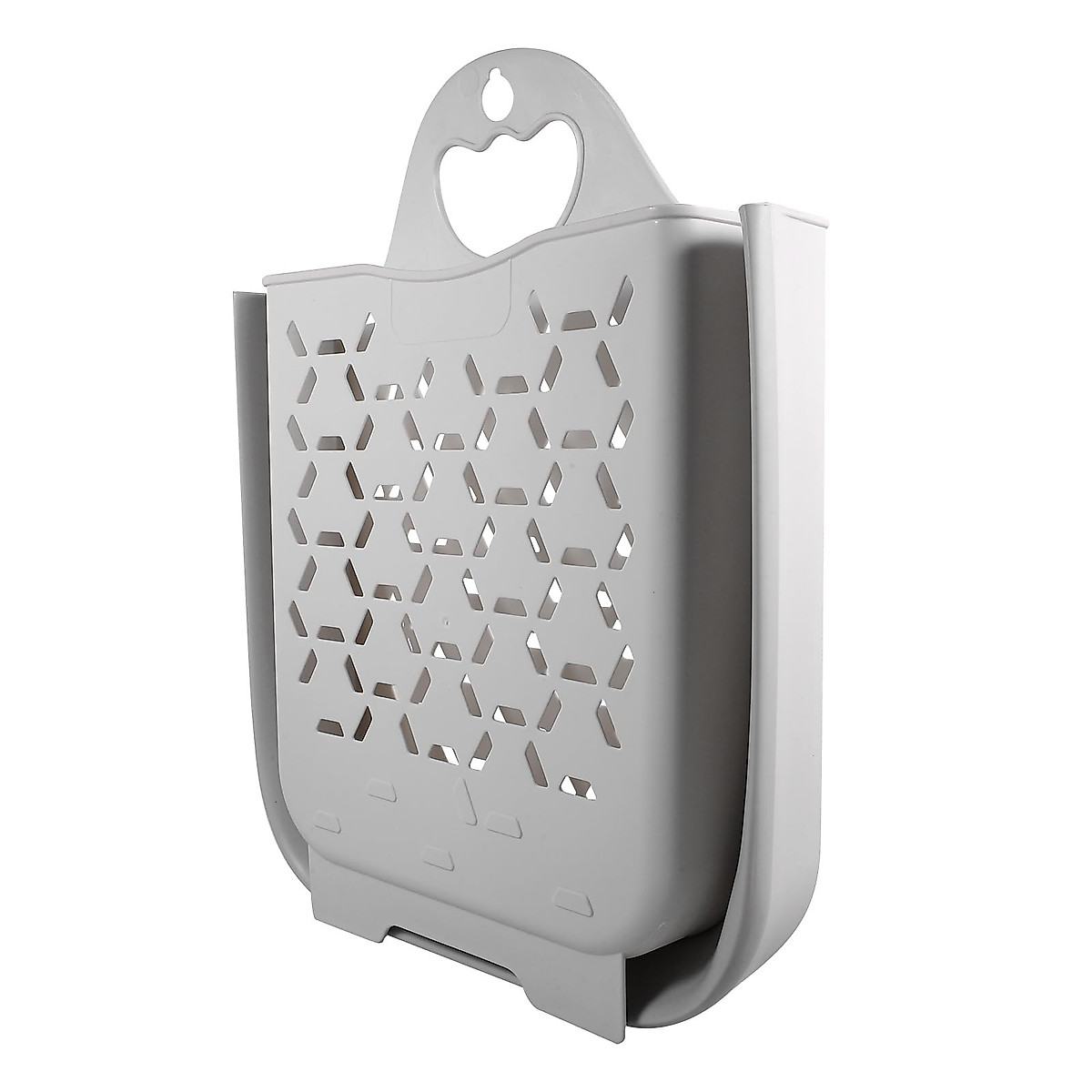 Zerodeko Wall Mount Laundry Basket Collapsible Laundry Basket Bathroom Laundry Hamper Dirty Clothes Container Basket for Laundry Storage Basket with Handles Wall Laundry Hamper