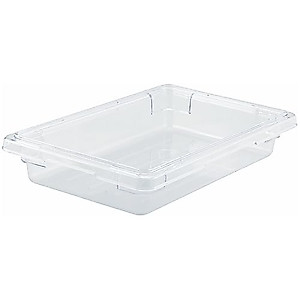 Winco Polycarbonate Food Storage Box, 12 by 18 by 3-1/2-Inch