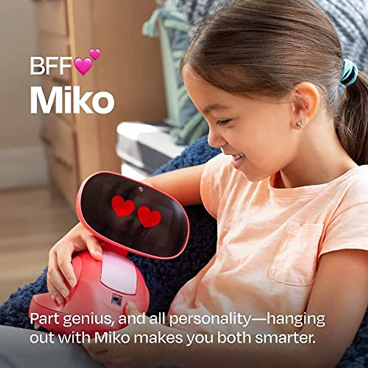 Miko 3: AI-Powered Smart Robot for Kids | STEM Learning & Educational Robot | Interactive Robot with Coding apps + Unlimited Games + programmable | Birthday Gift for Girls & Boys Aged 5-12