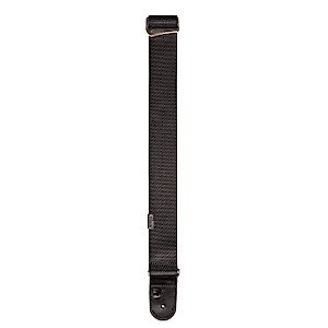 D'Addario Woven Guitar Strap - Guitar Accessories - Electric Guitar Strap, Acoustic Guitar Strap, Acoustic Electric Guitar Strap & Bass Guitar Strap - Black