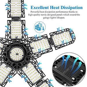 Adjustable LED Garage Ceiling Light