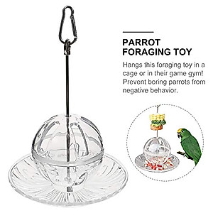 balacoo Bird Food Holder Bird Treat Skewer Bird Cage Hanging Toy Bird Bite Chew Toy Fruit Vegetable Fork for Parrot Pet Foraging Feeder Supplies