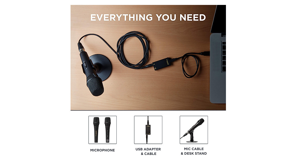 Marantz M4U USB Condenser Microphone for Podcast & Streaming