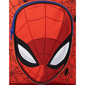 Marvel Spider-Man Boys Backpack | Kids Superhero School Bag Bundle | Rucksack, Lunch Bag, Pencil Case, Water Bottle 4 Pcs Set