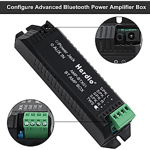 Herdio 5.25 Inch Bluetooth in Wall Speakers, 2-Way 200W Flush Mount Ceiling Speakers for Home Indoor Kitchen Covered Porches (Pair, White)