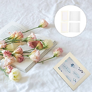 EXCEART 2 Sets of Dried Flower Storage Bags Self Sealing Bag Simple Plant Specimen Pouch Resealable Bags for Packaging Food Storage Containers for Beans Coffee Snack