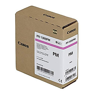 Canon PFI-1300 330ml Pigment Ink Tank for imagePROGRAF Large Format Printers - Includes Matte/Photo Black, Cyan, Magenta, Yellow, Photo Cyan, Photo Magenta, Gray, Photo Gray, Red, Blue, Chroma Opt