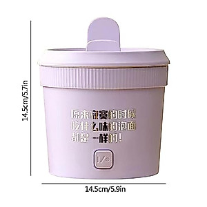 Smart Mini Electric Rice Cooker, 1L Portable Rice Cooker, Smart Control Multifunction Cooker, Travel Rice Cooker Small for 2-3 People, Food Steamer, Personal Multi-cooker Brown Rice, White Rice, Soup