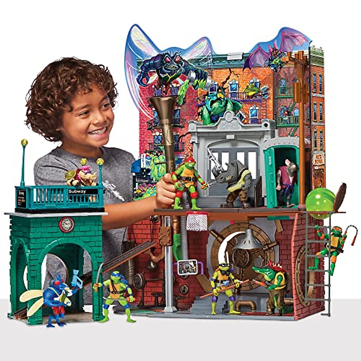 Teenage Mutant Ninja Turtles: Mutant Mayhem Sewer Lair Playset by Playmates Toys