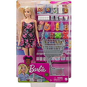 Mattel GTK94 Barbie Shopping Time Doll, 3 Years Old and Above