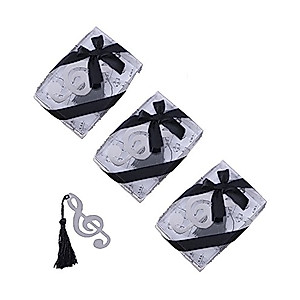 UPlama Pack of 8 Music Bookmark Favors,Wedding Gift Favor Gift Boxed Book Lovers Collection Bookmarks