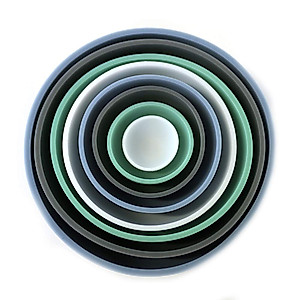 SMALL 8 Piece SOFT & FLEXIBLE Silicone Bowl Set in Graduated Sizes for use with our cutter sets for flower forming or General Kitchen Use, Ingredient, Pinch, Sauce, Flower Forming