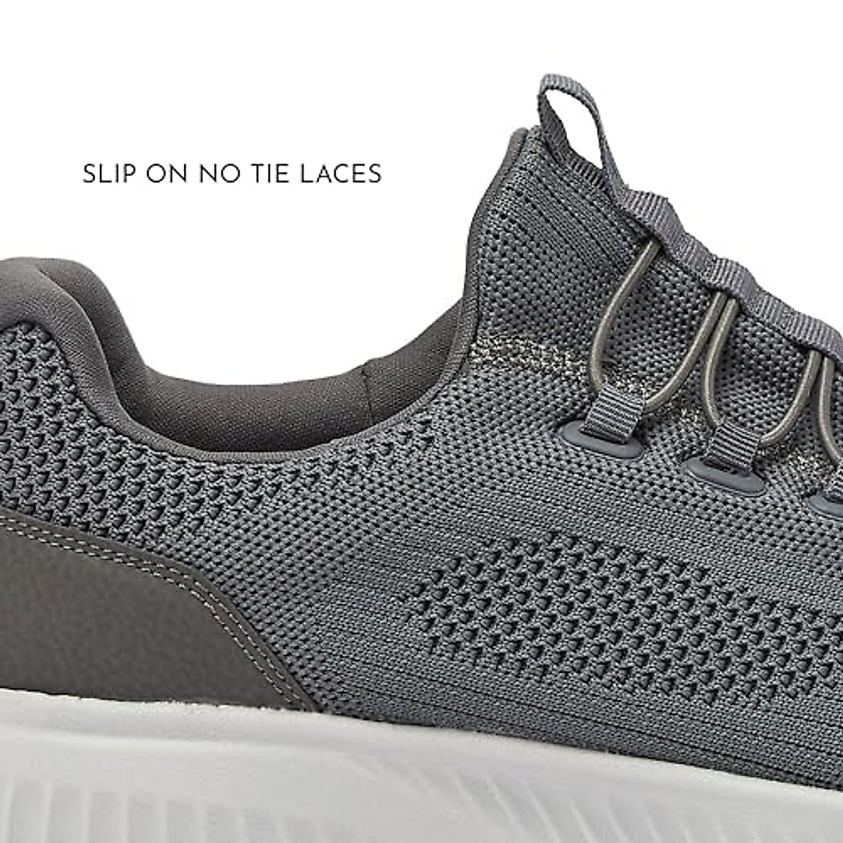 Avia Air Slip On Shoes for Men - Casual Comfortable Athletic Tennis Walking Sneakers for Men with Memory Foam - Dark Grey, 12 Medium