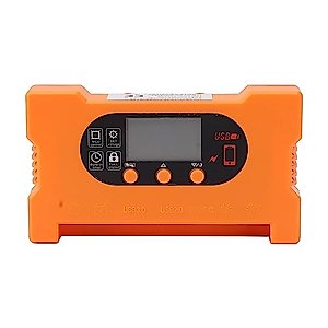 Solar Charge Controller Dual USB Type C Fast Charging Solar Panel Battery Regulator Dc5521 Interface 12v/24v Auto Adaptation (30A)