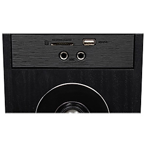 Rockville TM80B Black Home Theater System Tower Speakers 8" Sub/Bluetooth/USB