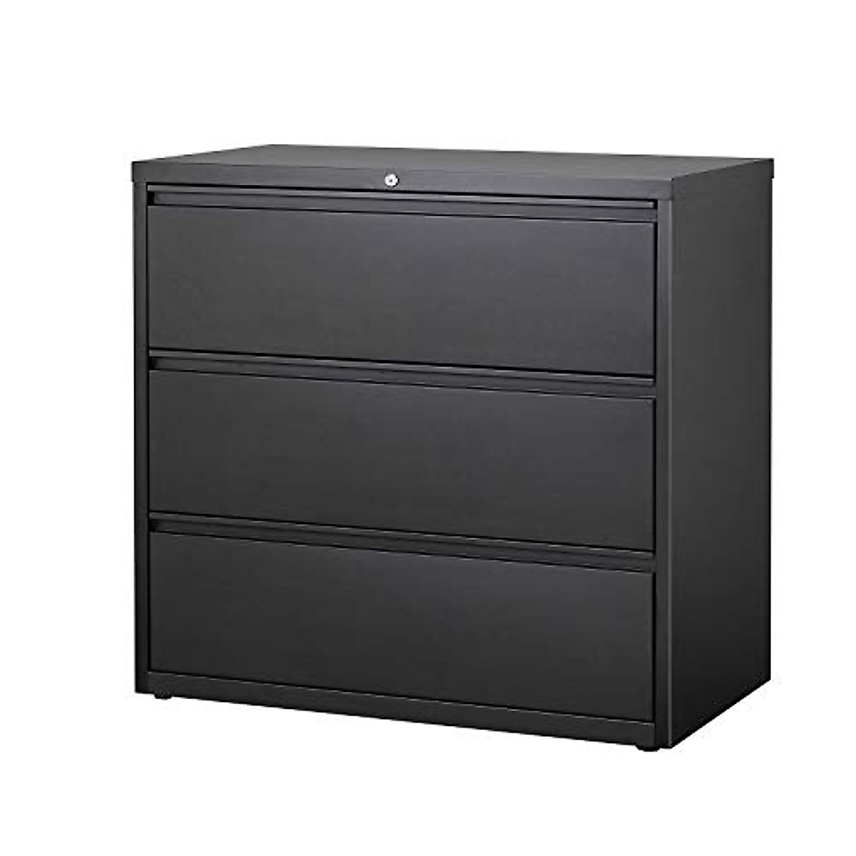 Hirsh Industries 42" Wide Three-Drawer Lateral File - Black 14998