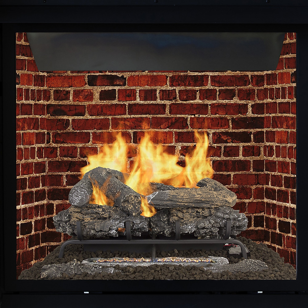 Pleasant Hearth VFL-VO24DR 24" Valley Oak Series Vent Free Gas Set 33,000 BTU's, 24 inch Log, No Color