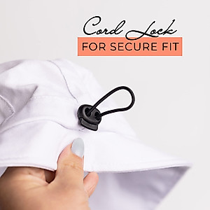 Sun 'N' Sand Packable Sun Hat Women - Cotton Summer Hat - Beach Hats for Women - Foldable Packable Hat with Drawstring - 3.5" Brim - Blue