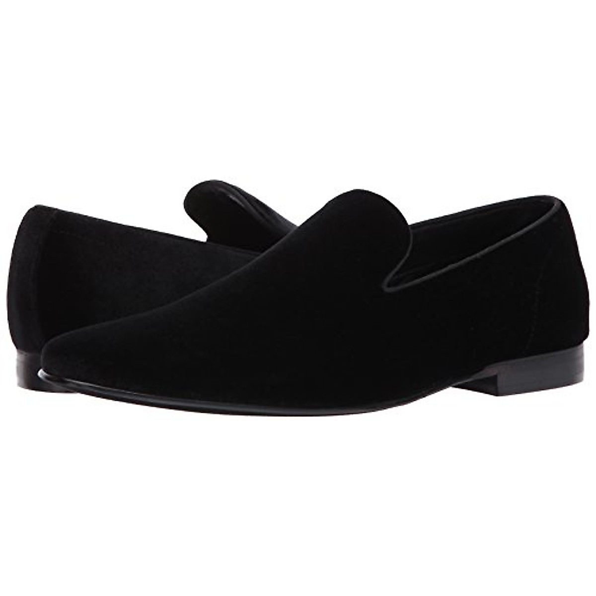 Steve Madden Men's Laight Loafer, Black Velvet, 9.5