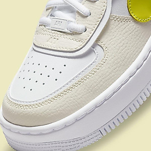 Nike Women's Shoes Air Force 1 Shadow SE Pale Ivory Light Zitron DJ5197-100 (Numeric_9)