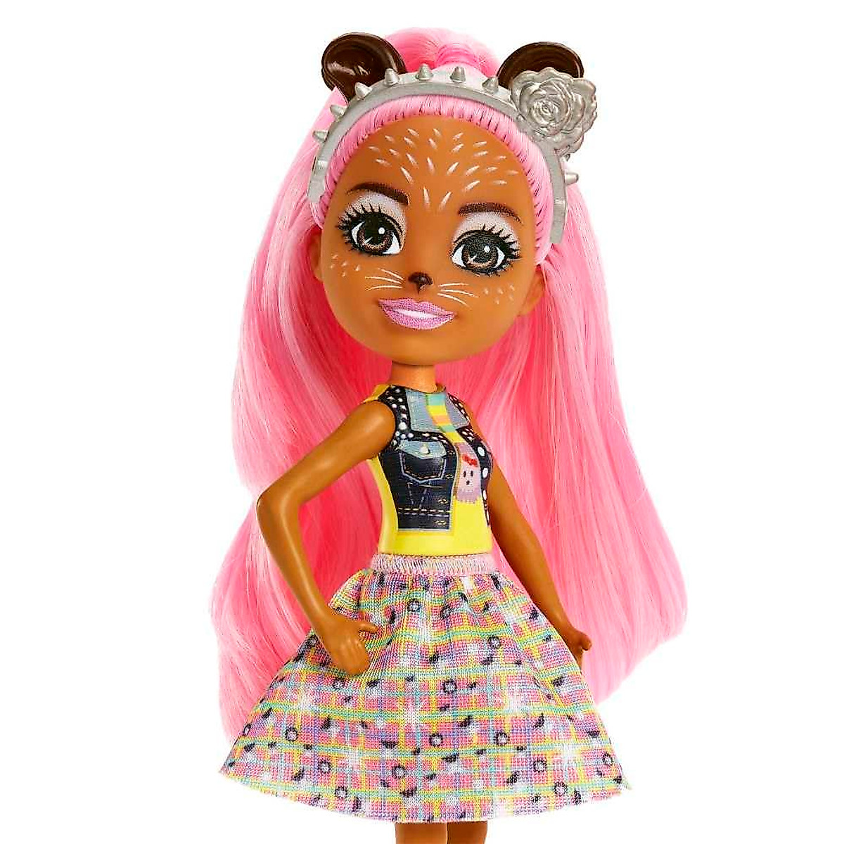 Enchantimals Dolls, City Tails Hensley Hedgehog Doll and Spiney Friend Figure, Small Doll with Removable Skirt and Accessories, Gifts for Kids, HKN13